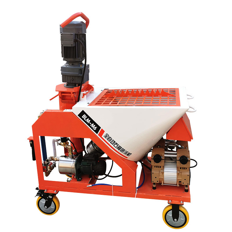 gypsum mixer gun cement mortar spraying plaster machine
